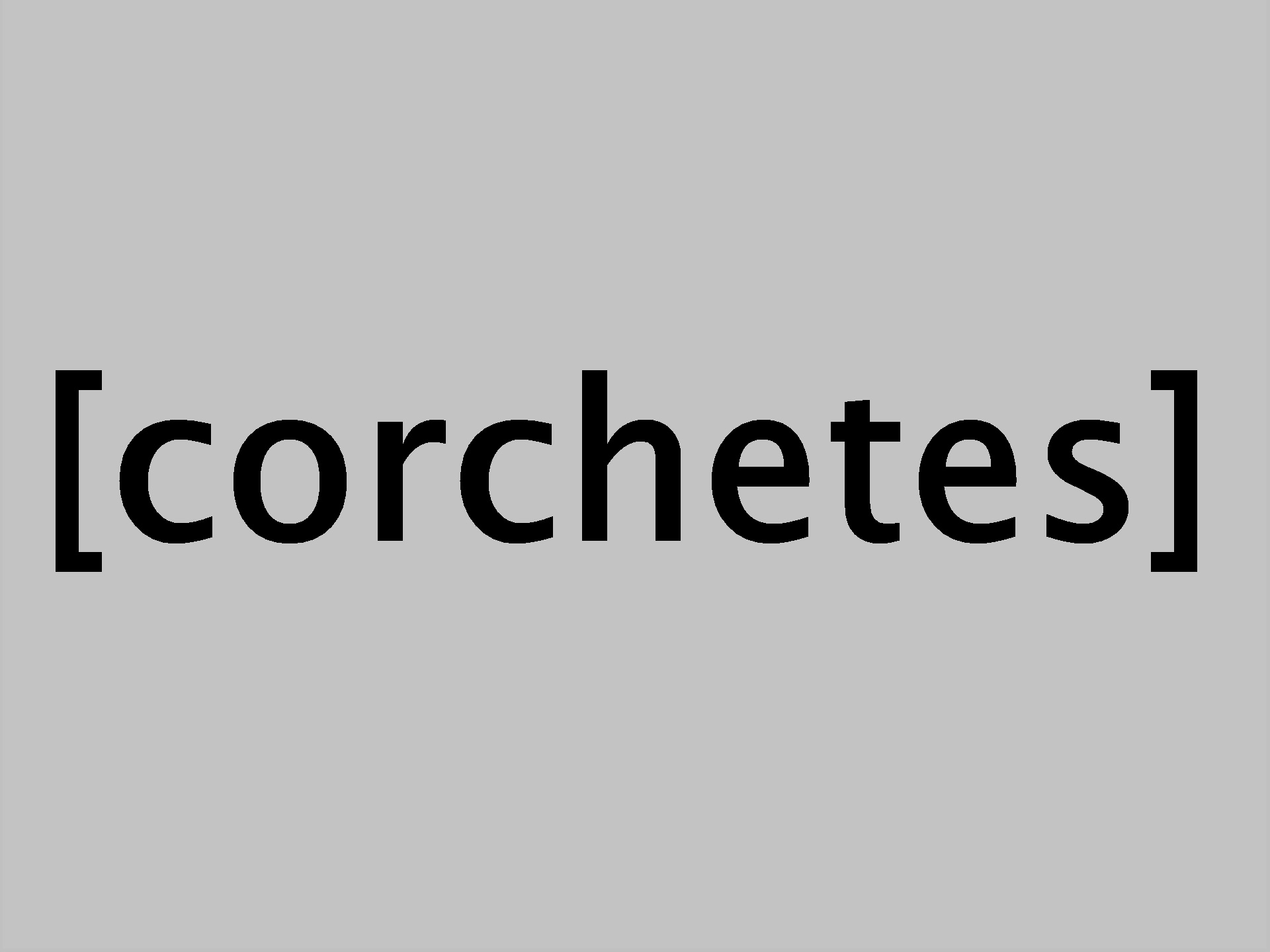 Corchetes – Uxue Emebi
